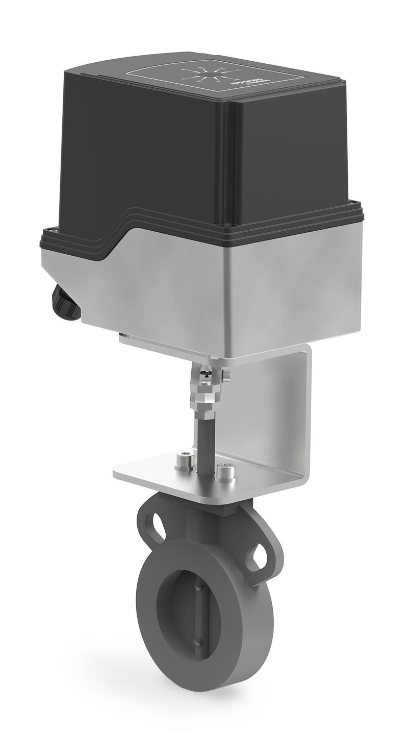 Butterfly valves DKR Butterfly valves with actuator IDR (EN)